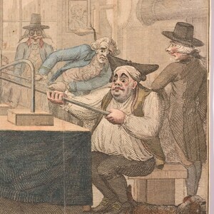 Magnetic Dispensary" Etching by Samuel Collings 1790, RARE, Scarce ...