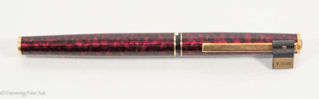 Beautiful Diplomat Red Marble Ballpoint Pen Made in Germany - Etsy