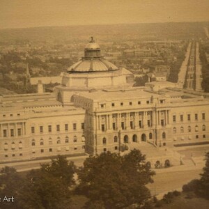 Incredibly Rare 19th Century Photograph of Washington D.C. Library of ...