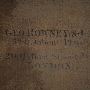 BEAUTIFUL Antique Oil Painting Mt. Landscape W/ Castle, Large, From ...