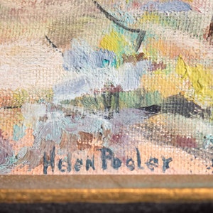 Beautiful Original Oil Painting Northeastern Mountain Fall Landscape ...