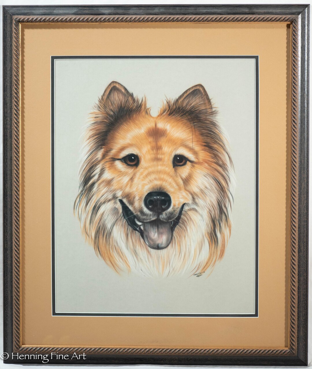 Stunning Dog Portrait Painting by Janet Smith Collie, Sheepdog, Sheltie ...