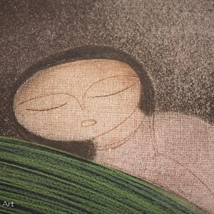 Stunning Eng Tay Etching in Spring Morning Three Women Harvesting, FINE ...