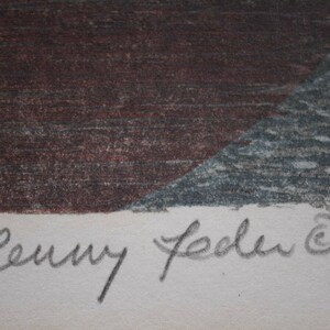 Penny Feder Original Artist Proof Lithograph "six Apples" SIGNED & FINE ...