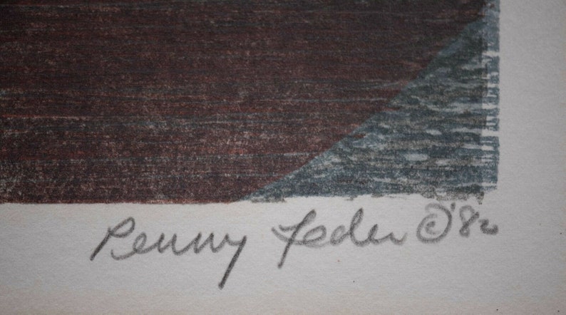Penny Feder Original Artist Proof Lithograph six - Etsy