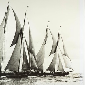 Beautiful Photograph "schooners Racing" by Wallace R. Macaskill, Lovely ...