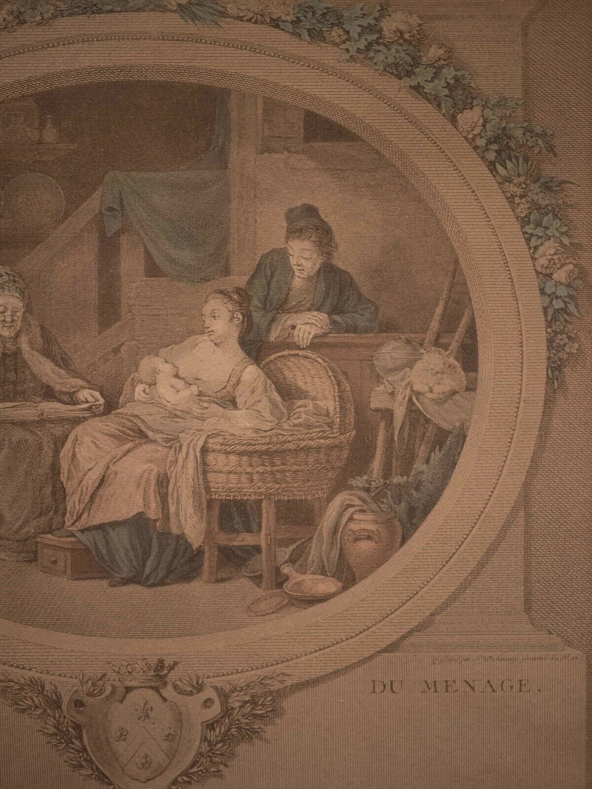 Nicolas Delaunay Engraving After Fragonard le Bonheur Du | Etsy