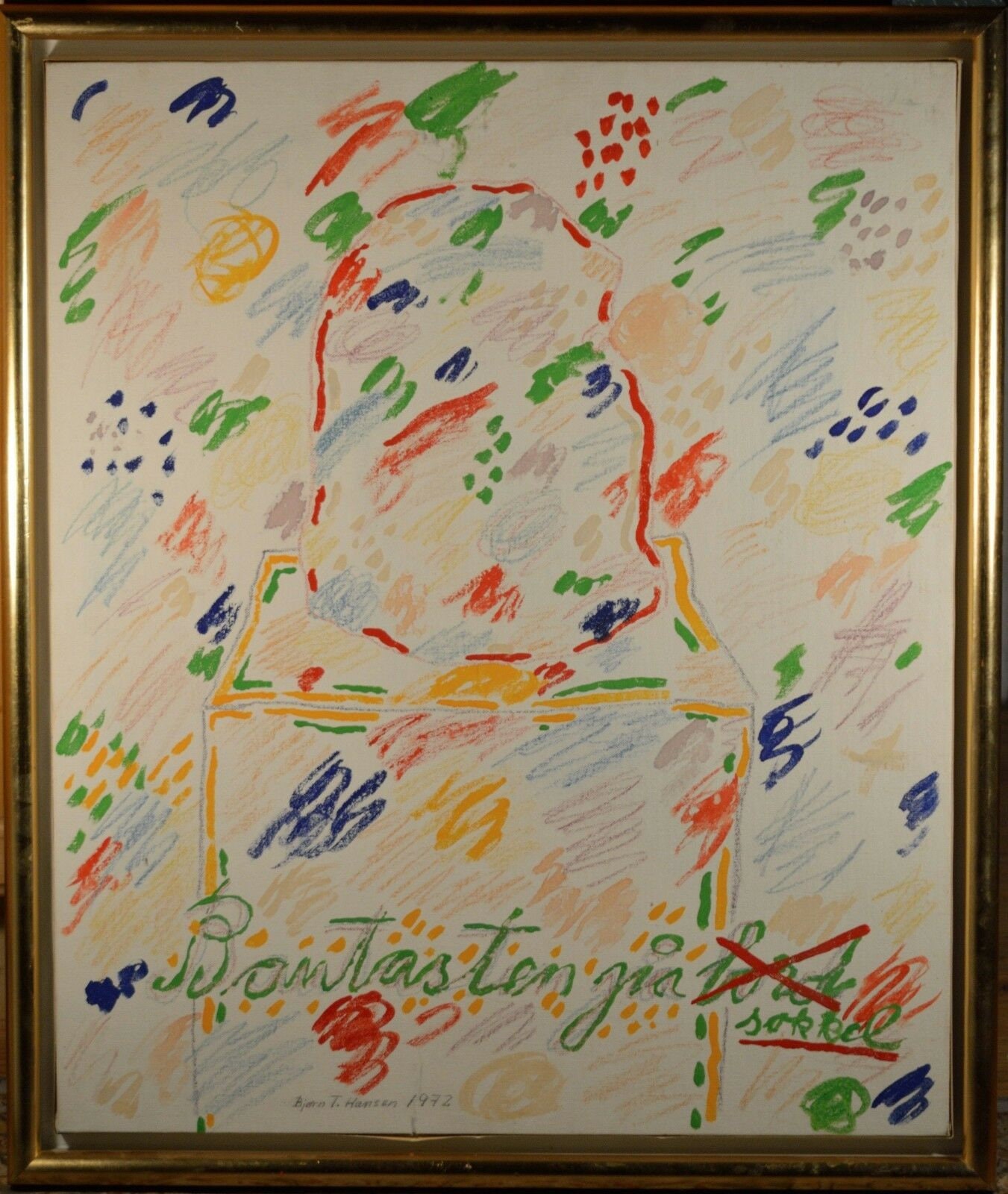 Bjorn T. Hansen Oil Painting, Listed Danish Artist, Pencil Signed, Fine ...