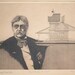 Beautiful Vintage Etching Frank Furness Architect Portrait Trial Proof ...
