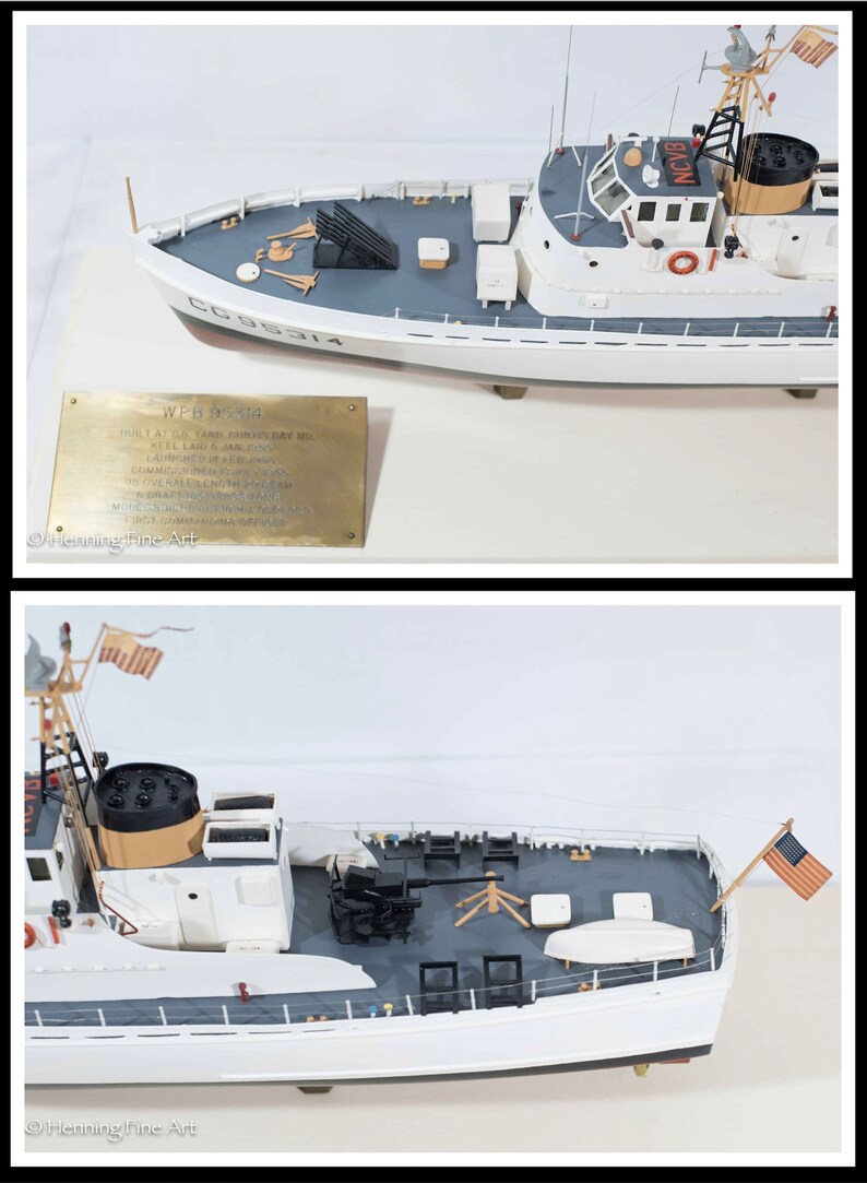 Cape Class Cutter Coast Guard Patrol Boat Model in Case Large - Etsy