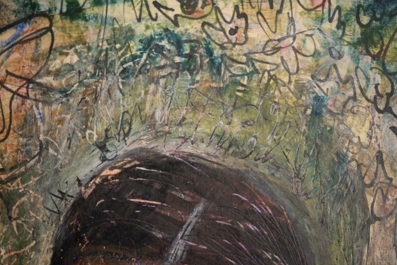 Mario Parial Original Painting young Girl With - Etsy