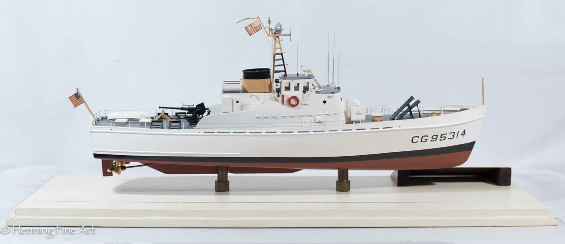 Cape Class Cutter Coast Guard Patrol Boat Model in Case Large - Etsy