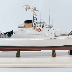 Cape Class Cutter Coast Guard Patrol Boat Model in Case, Large & Rare W ...