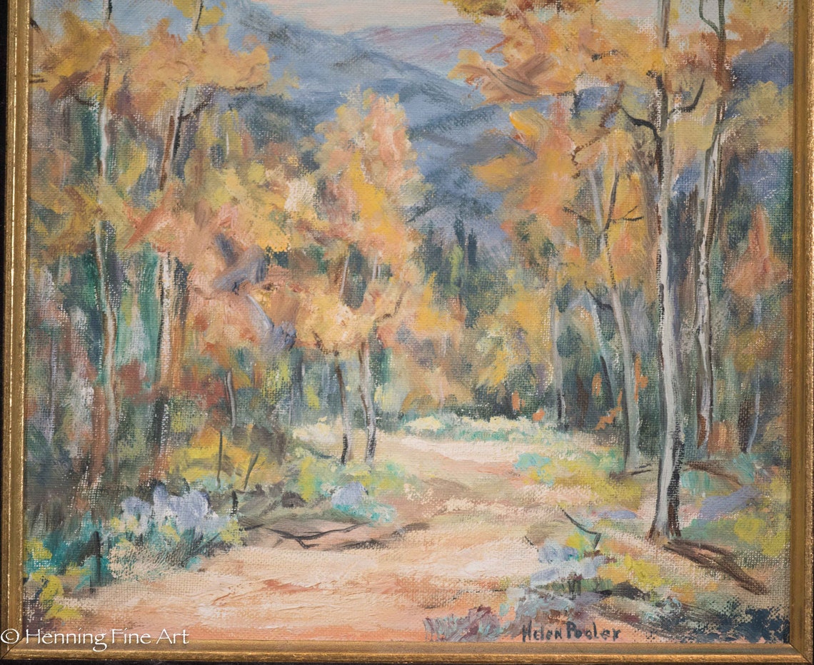 Beautiful Original Oil Painting Northeastern Mountain Fall | Etsy