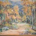 Beautiful Original Oil Painting Northeastern Mountain Fall Landscape ...