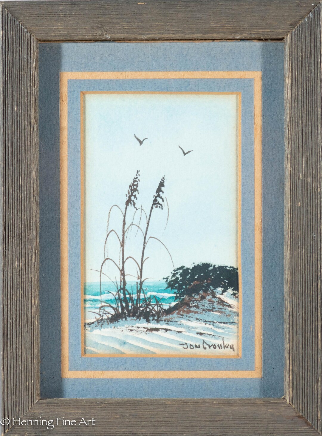 Beautiful Vintage Painting of Florida Sand Dunes Beachscape by Don ...