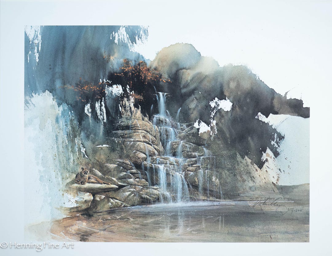 Beautiful Morten Solberg Lithograph at Waters Edge Signed & Fine W/ COA ...