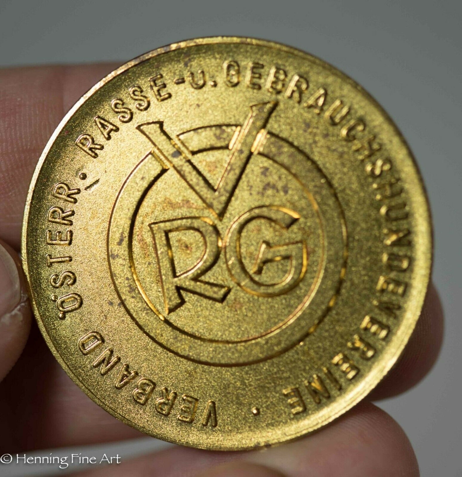 Vintage German Dog Show Award Token Verband Oster Rasse C1970 42 - Etsy