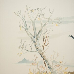 Beautiful Vintage Painting of Flying Canada Geese by Arlene Shoemaker ...