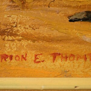 Western Impressionist Oil Painting, by Marion Thompson & Framed in Chic ...