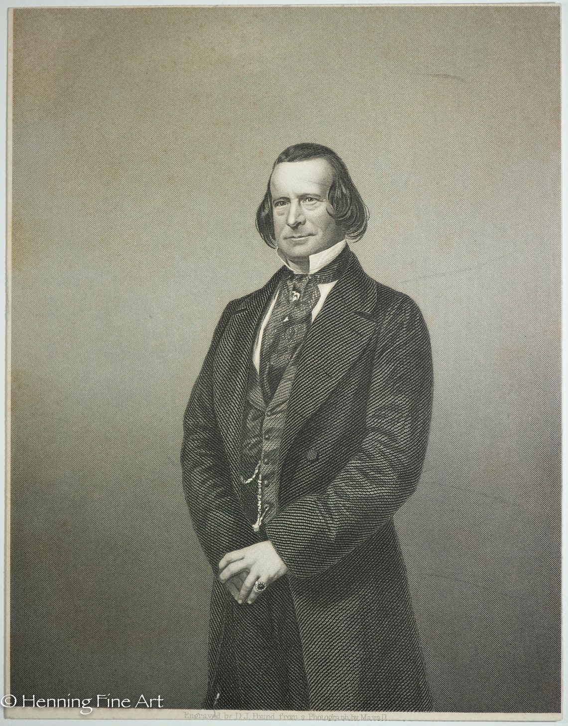Beautiful Antique Engraving of Samuel Phelps Shakespearean Actor ...
