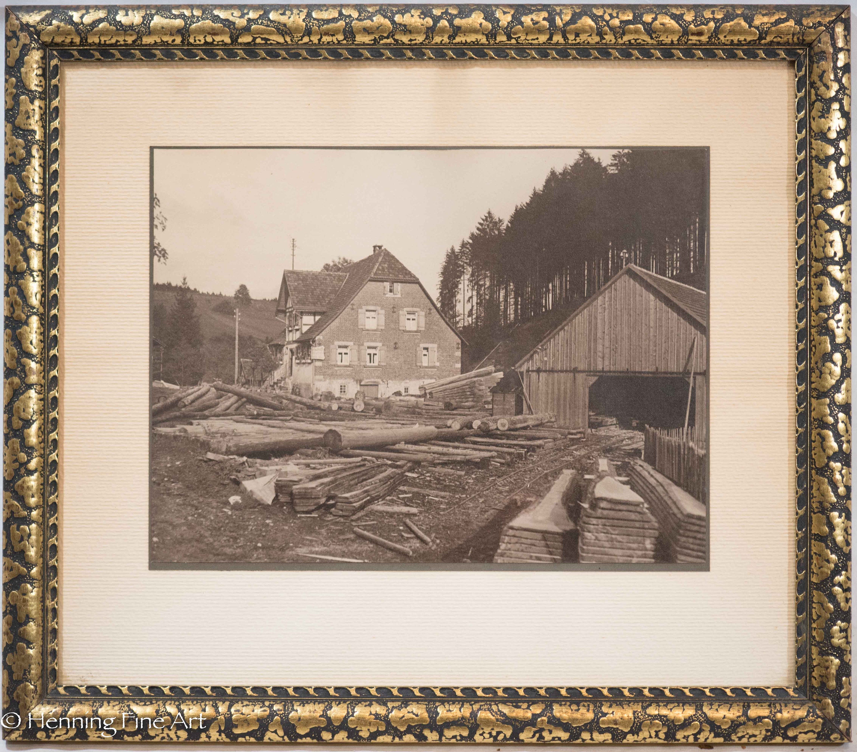 Antique Photograph of German Lumber Mill Mainhardt Germany - Etsy