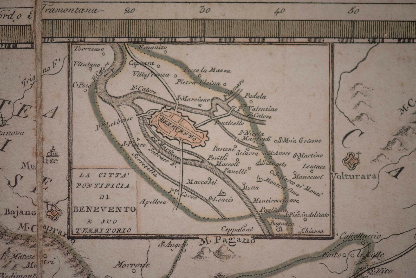 Giovanni Maria Cassini Antique Map of Rome 1790 Framed & | Etsy