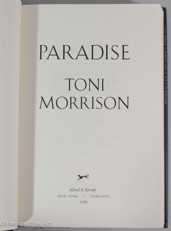 Paradise Toni Morrison