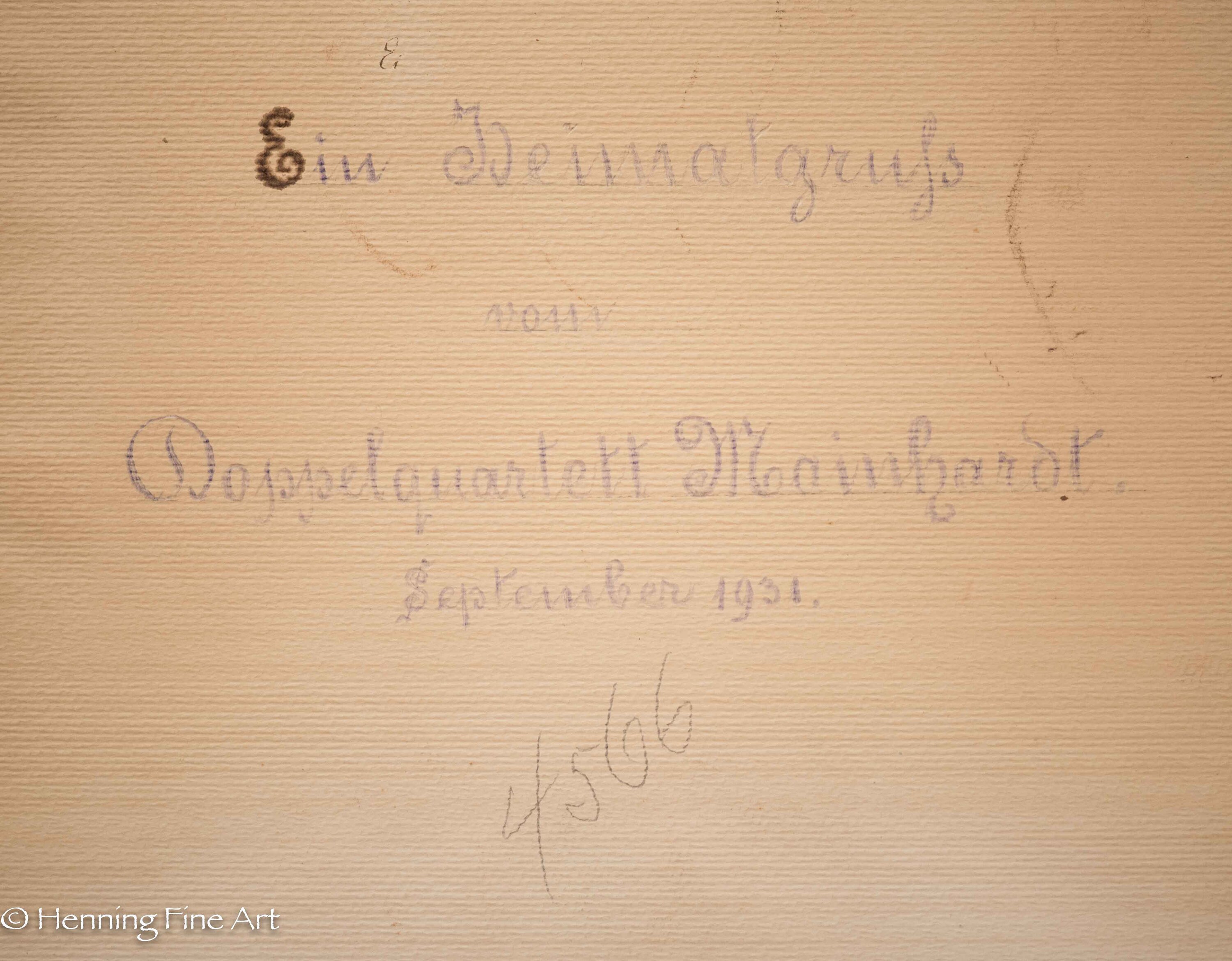 Antique Photograph of German Lumber Mill Mainhardt, Germany, Framed ...