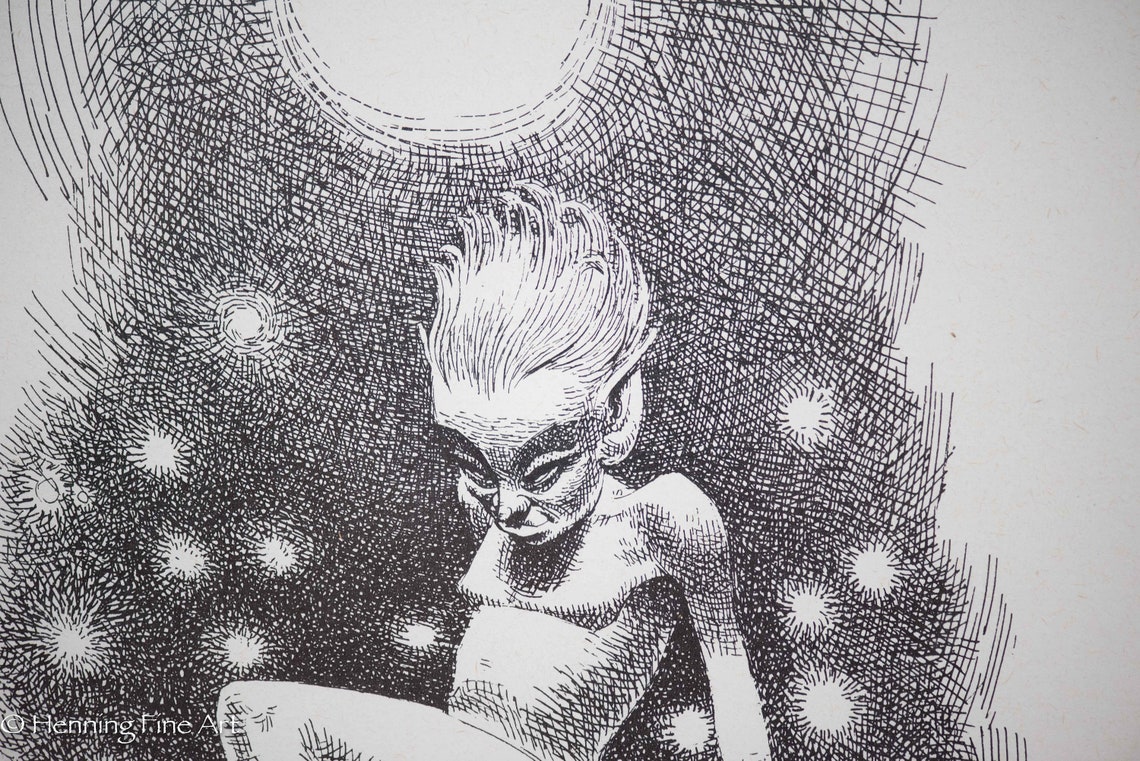 William Geldart Fine Vintage Print of William Shakespeare Puck | Etsy