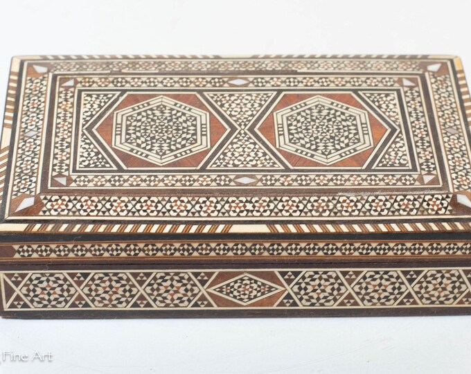 Syrian Wood Trinket Box - Etsy