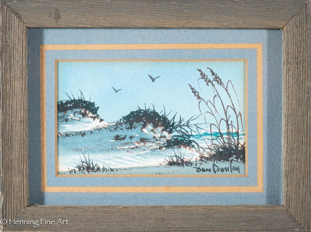 Beautiful Vintage Painting of Florida Sand Dunes Beachscape by Don ...