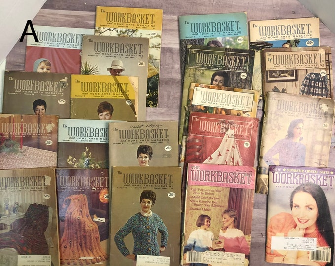 The Workbasket Vintage Craft Books / 2 Lots of Workbasket Craft Books ...