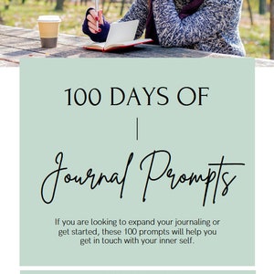 100 Journal Prompts Digital Printable Deep Thinking, Get to Know ...