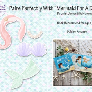 Printable Mermaid Photo Booth Props and Party Game - Little Mermaid ...
