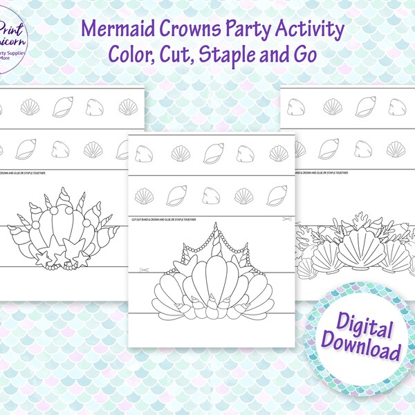 Mermaid Crowns - Etsy