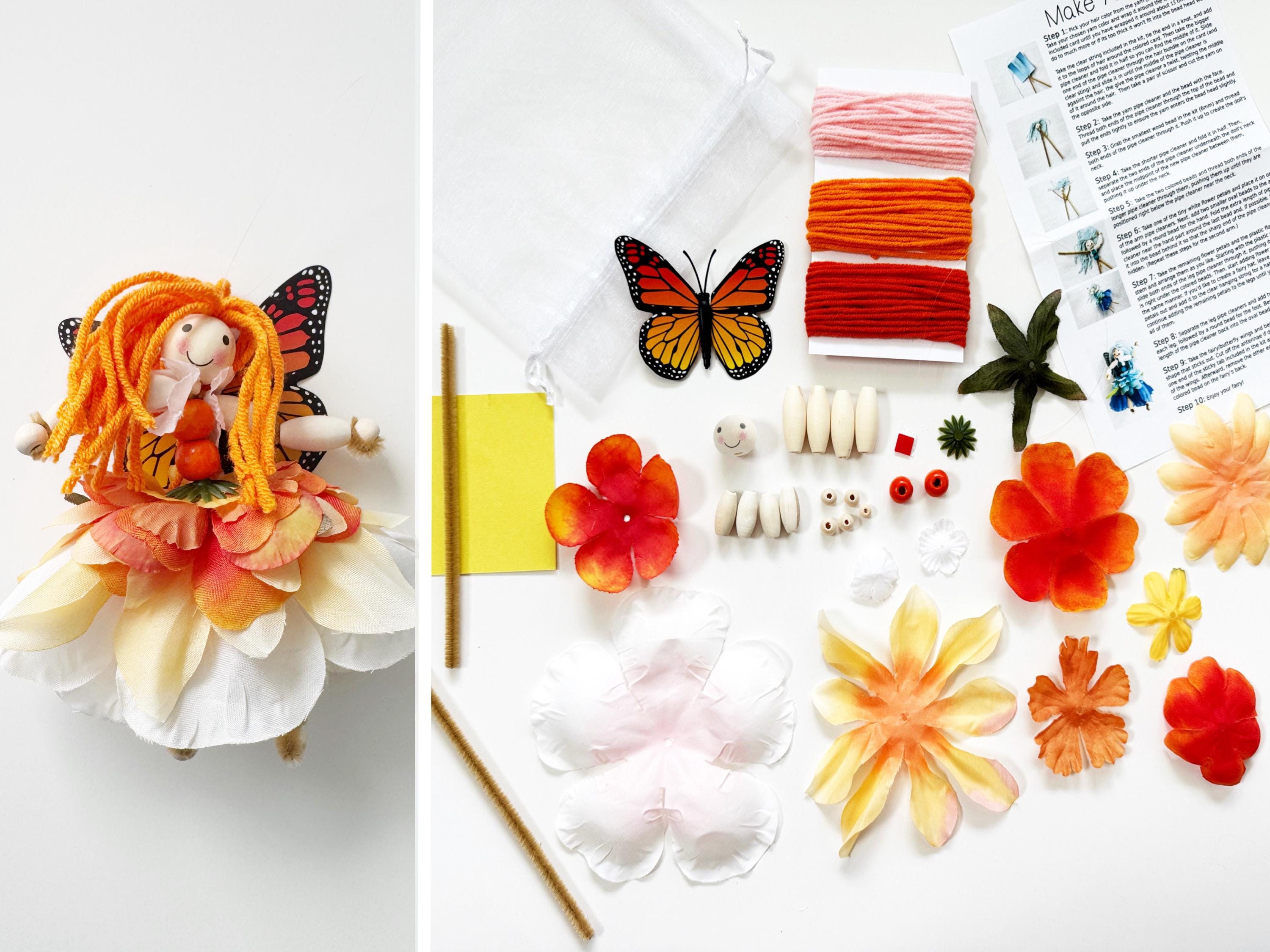 DIY Fairy Doll Craft Kit for Kids – Make Your Own Woodland Fairy Toy ...