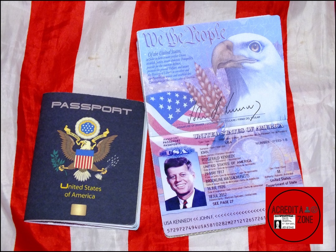 KENNEDY PASSPORT HANDMADE - Etsy