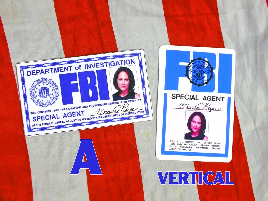 Monica Reyes FBI Badge Inspired in X-files - Etsy