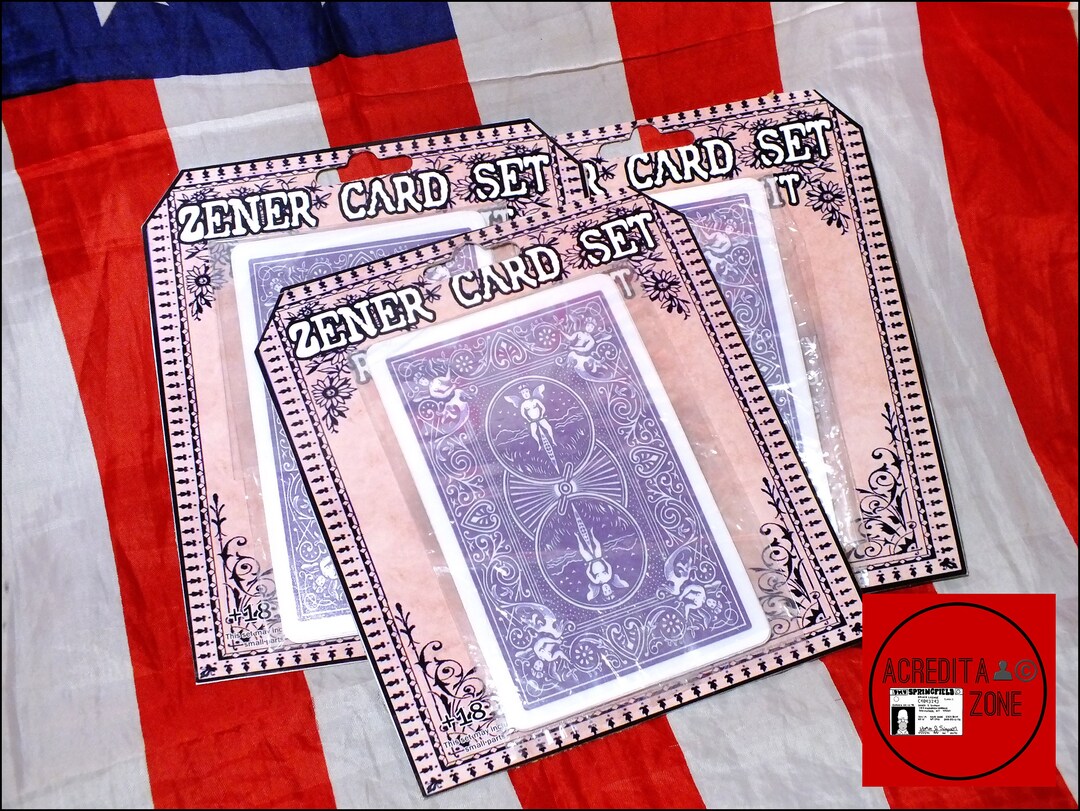 GAME OF 5 Ghostbusters Zener Divinatory CARDS. - Etsy