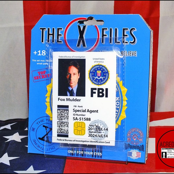 Fox Mulder Badge - Etsy