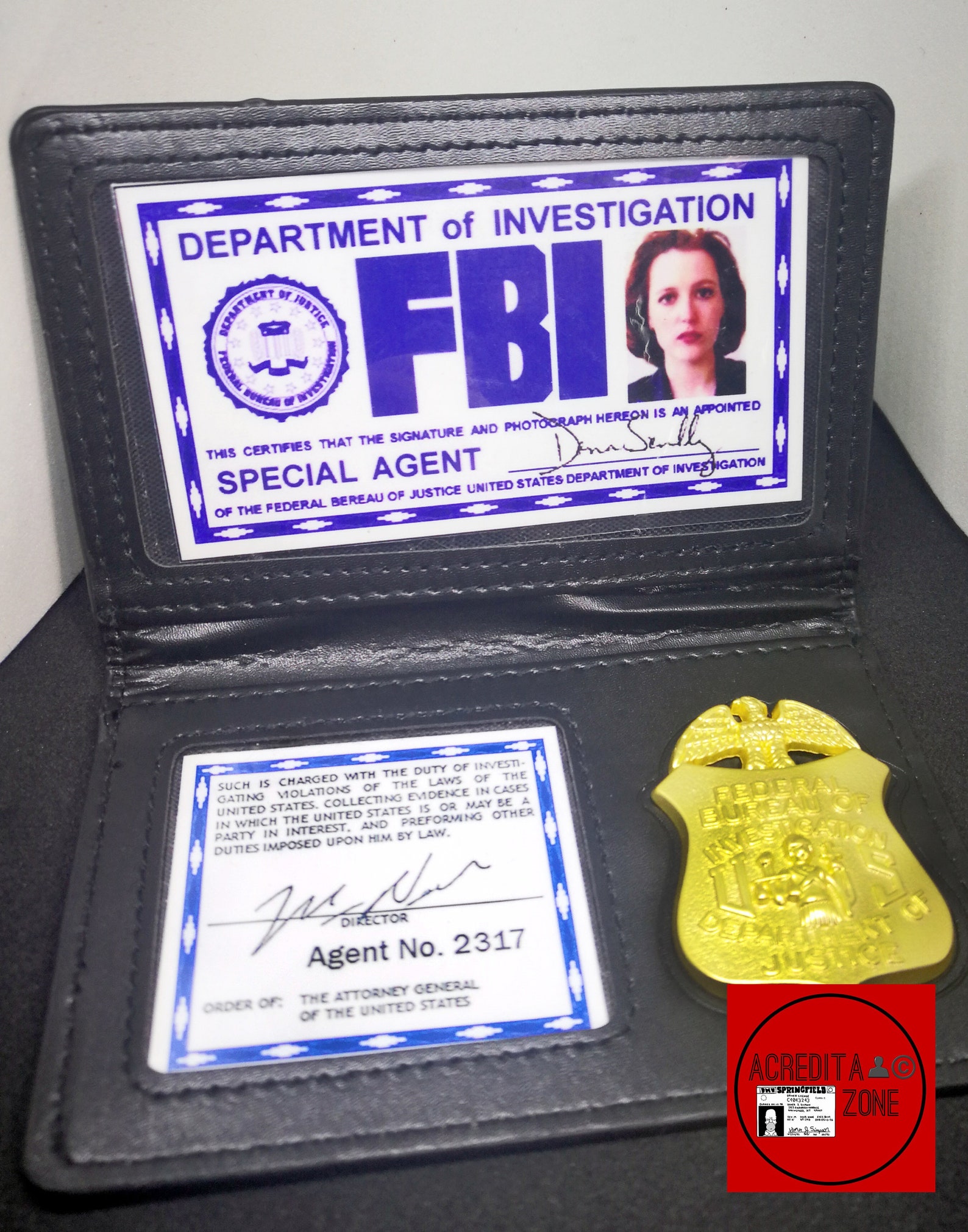 KIT Mulder and Scully Official Badges (lot of 2). - Etsy