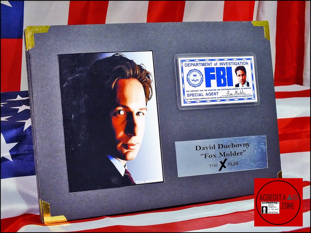 FOX MULDER Frame of Fame X FILES - Etsy