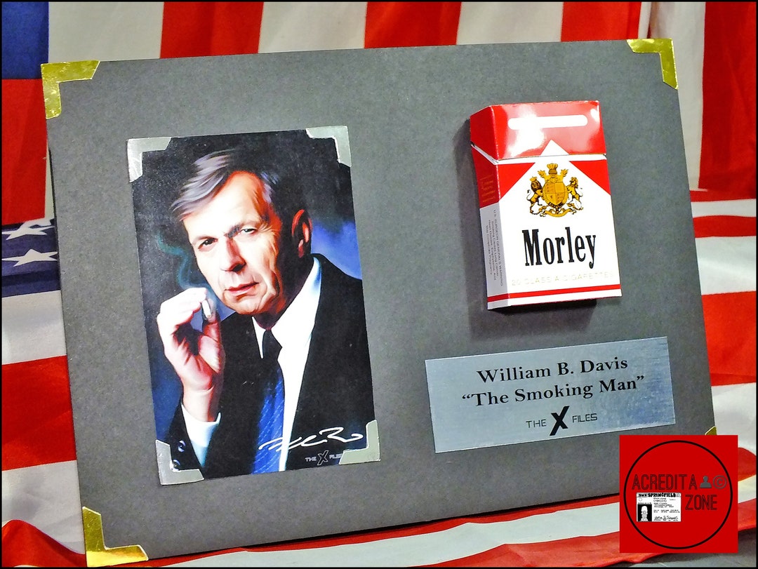 THE SMOKING MAN Morley Tobacco Frame of Fame. - Etsy