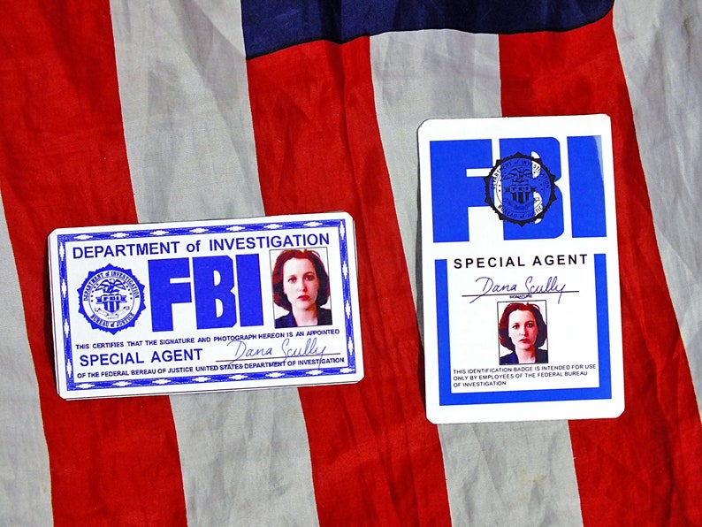 DANA SCULLY FBI Badge. - Etsy