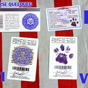 Queequeg Badge From X-files Dog Owner Dana Scully. - Etsy