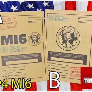 5 Secret Folders for Confidential Material Federal Agencies. - Etsy UK