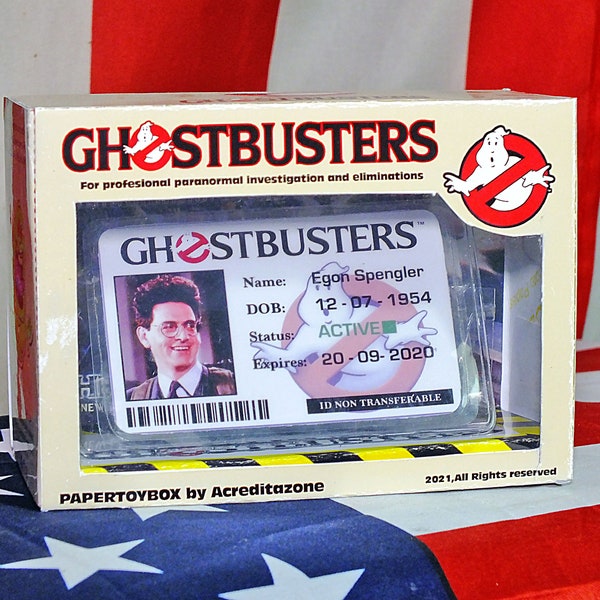 Ghostbusters Id Card - Etsy