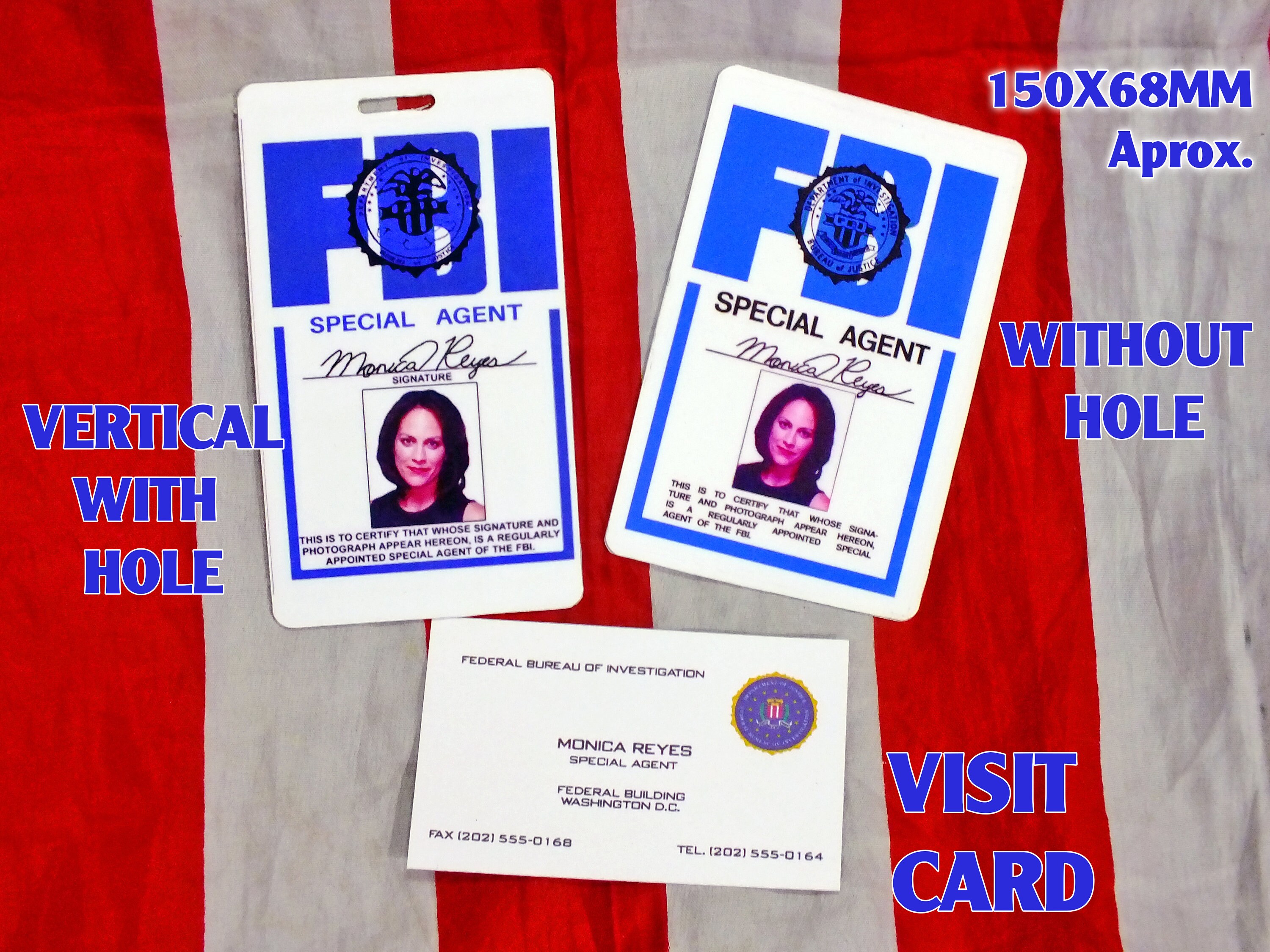 Monica Reyes FBI Badge Inspired in X-files - Etsy