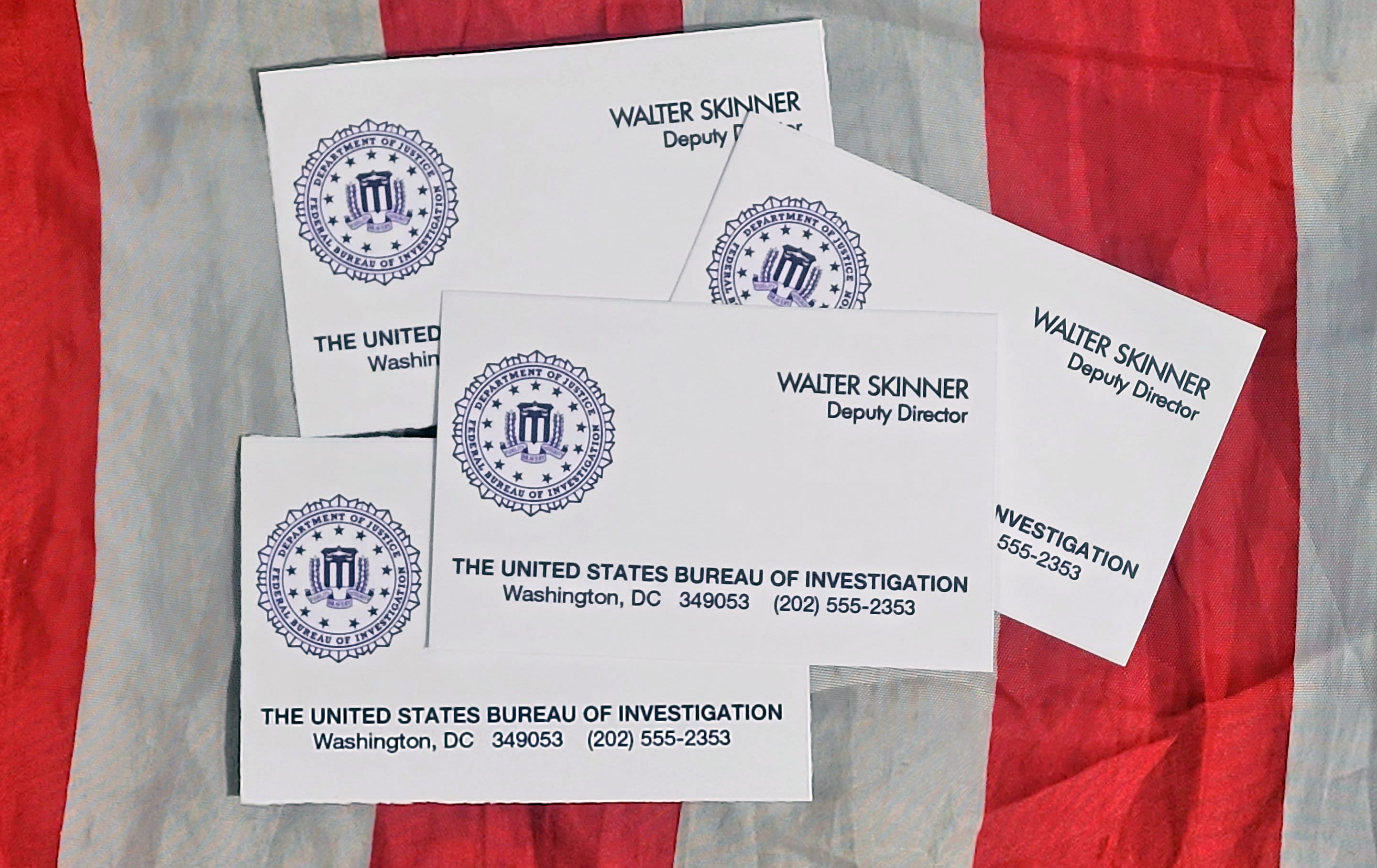 WAKLTER SKINNER FBI Badge Selection - Etsy